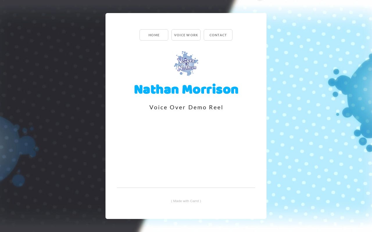 Nathan Morrison Voice Actor